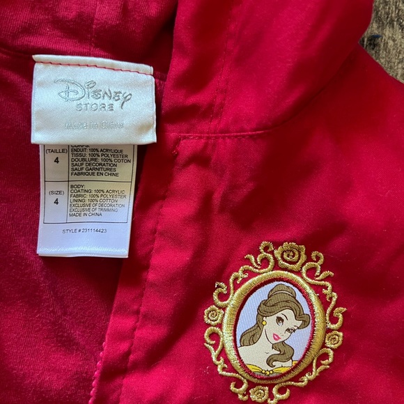 Disney | Jackets & Coats | Disney Store Beauty And The Beast Princess ...